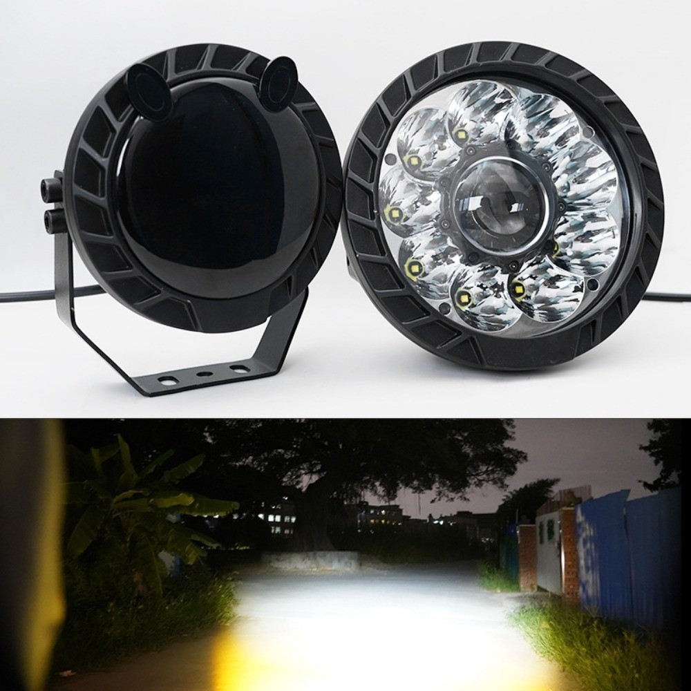 50W 7 INCH Round LED Work Light Offroad Car spotlights 9-30v Working ...