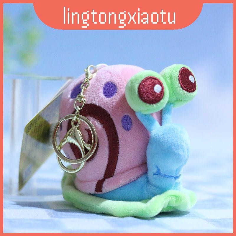 Spongebob Charming Patrick Star Plush Keychain With Crab Boss Design ...