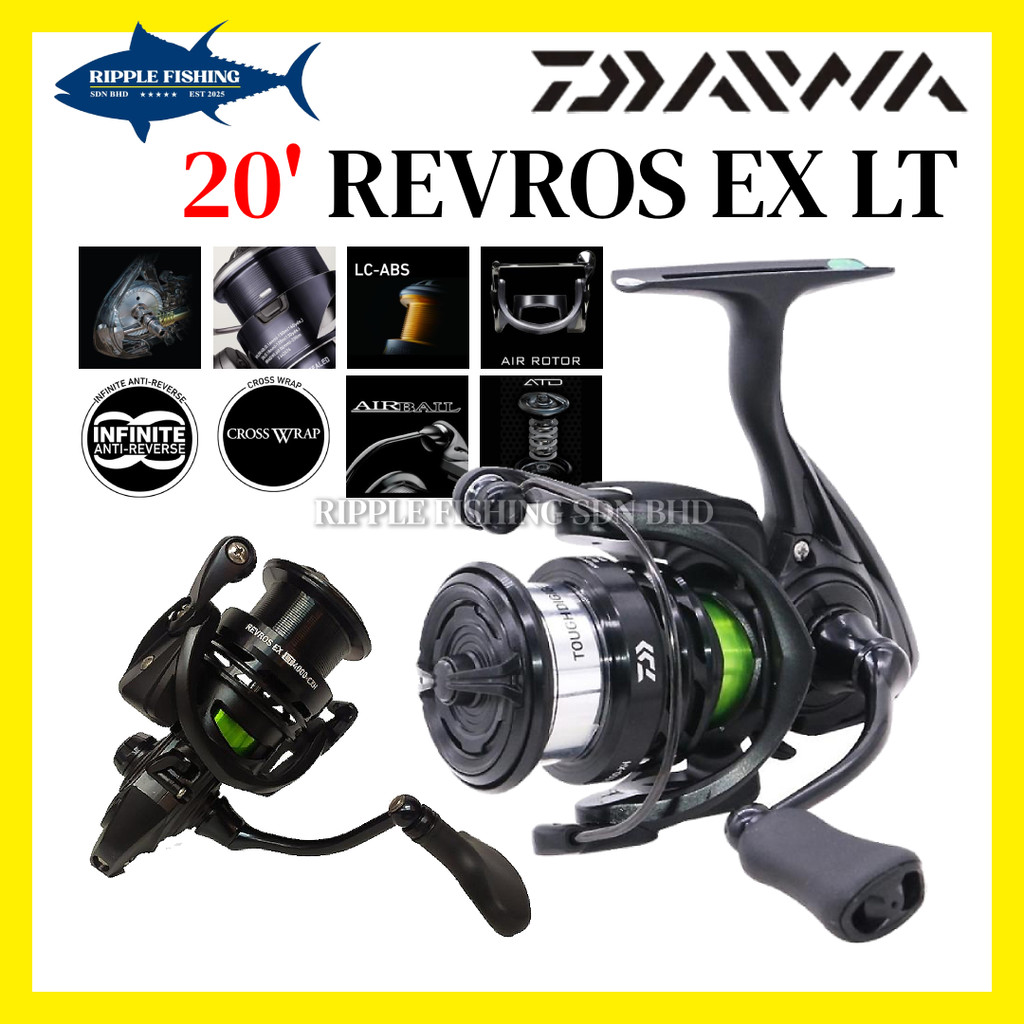 2020 DAIWA Revros EX 20’ LT Spinning Fishing Reel | Shopee Malaysia