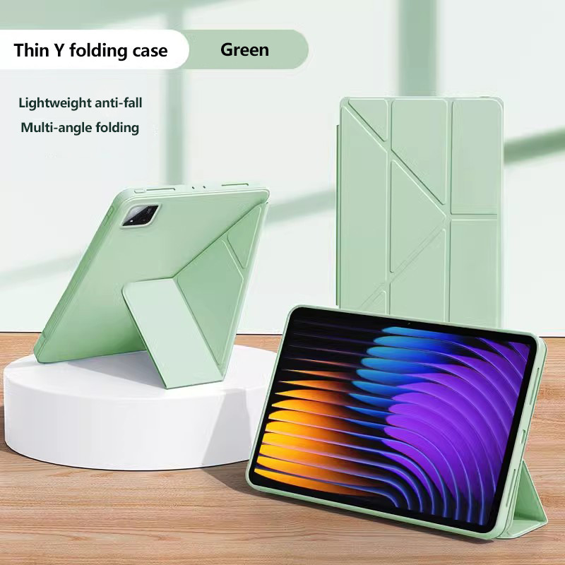 Y-Folding Stand Leather Case For Xiaomi MiPad 7 7 Pro 11.2 Mi Pad 6 Pro ...