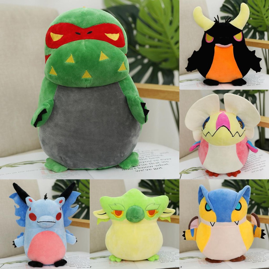 And Cute Adorable Monster Hunter World Plush Toy Collectible Featuring ...