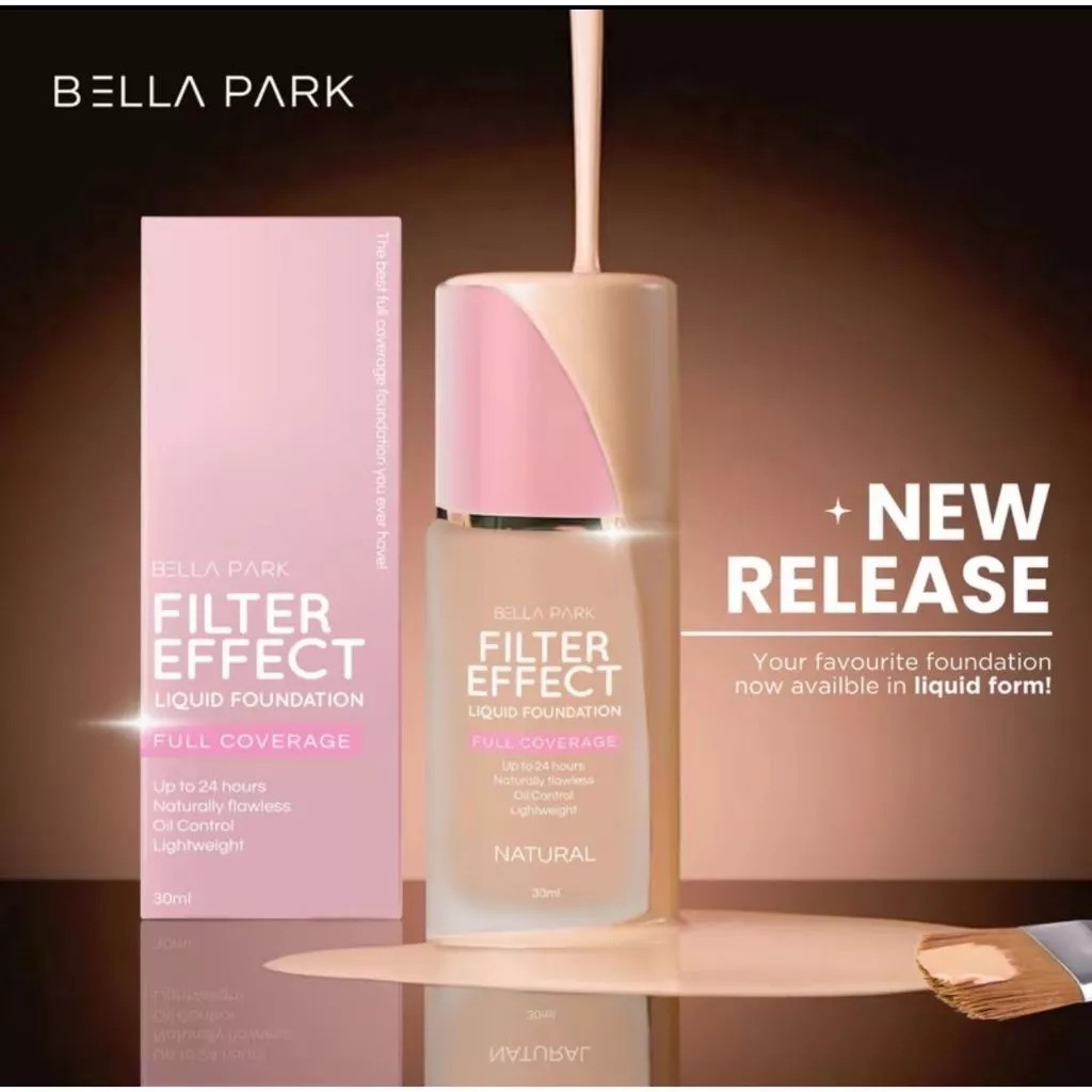BELLA PARK FILTER EFFECT LIQUID FOUNDATION 30ml | Shopee Malaysia