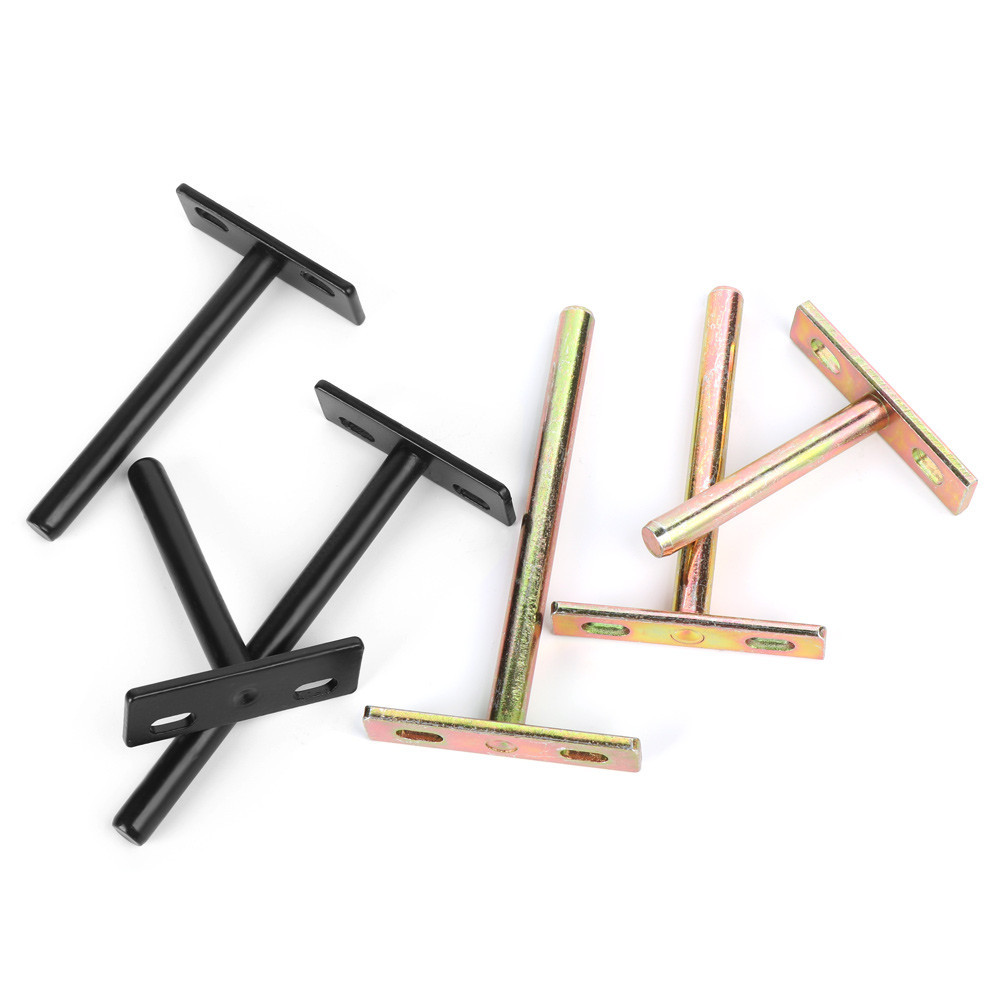 Floating Wall Hidden Mount Plate T Shape Shelf Bracket Wall Concealed ...