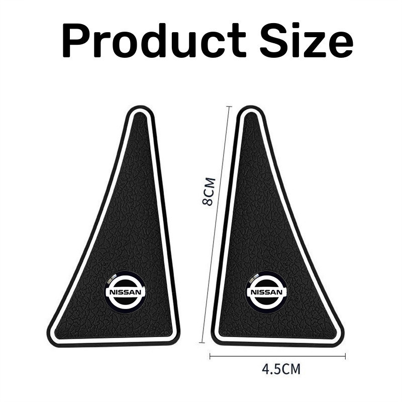 2Pcs Nissan Car Door Corner Anti-collision Sticker Car Door Edge ...