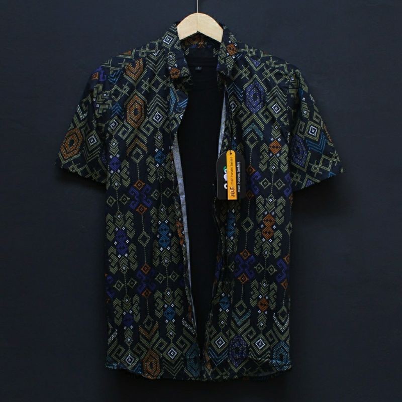 [PREMIUM] Kemeja Batik Songket Digital Slim Fit EXCLUSIVE Baju batik ...