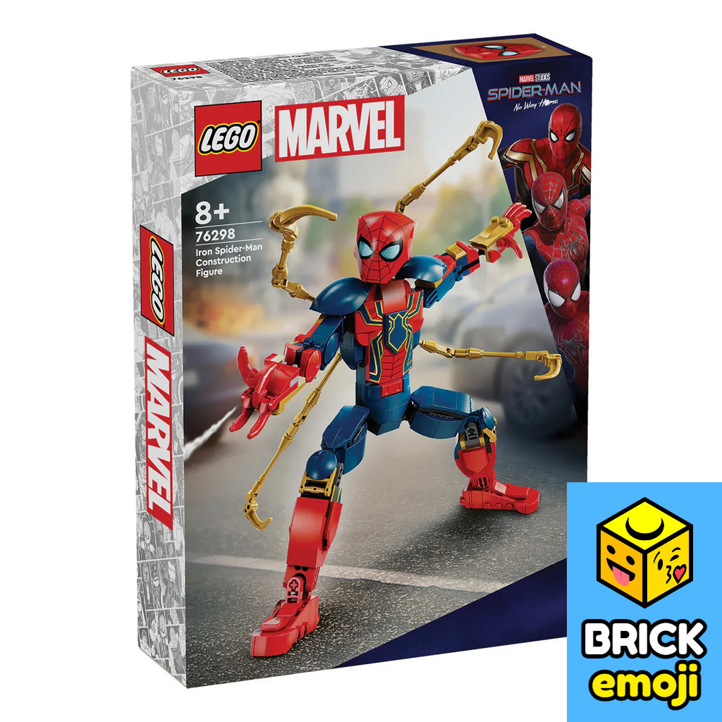 LEGO 76298 MARVEL IRON SPIDER-MAN CONSTRUCTION FIGURE | Shopee Malaysia