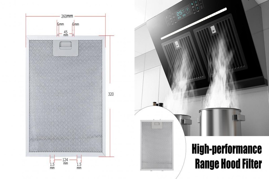 [CF] Kitchen Range Hood Grease Filter Range Hood Vent Protection Filter ...