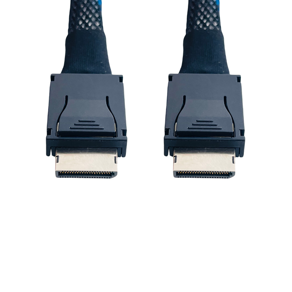 High Speed PCIE 4.0 X4 GEN4 SAS4 Oculink Cable SFF-8611 Braided Soft ...
