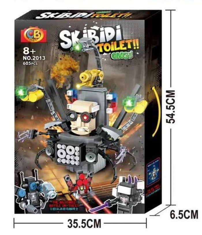 Cross-border New Product Four Seasons toilet Man vs Monitor Skibidi ...