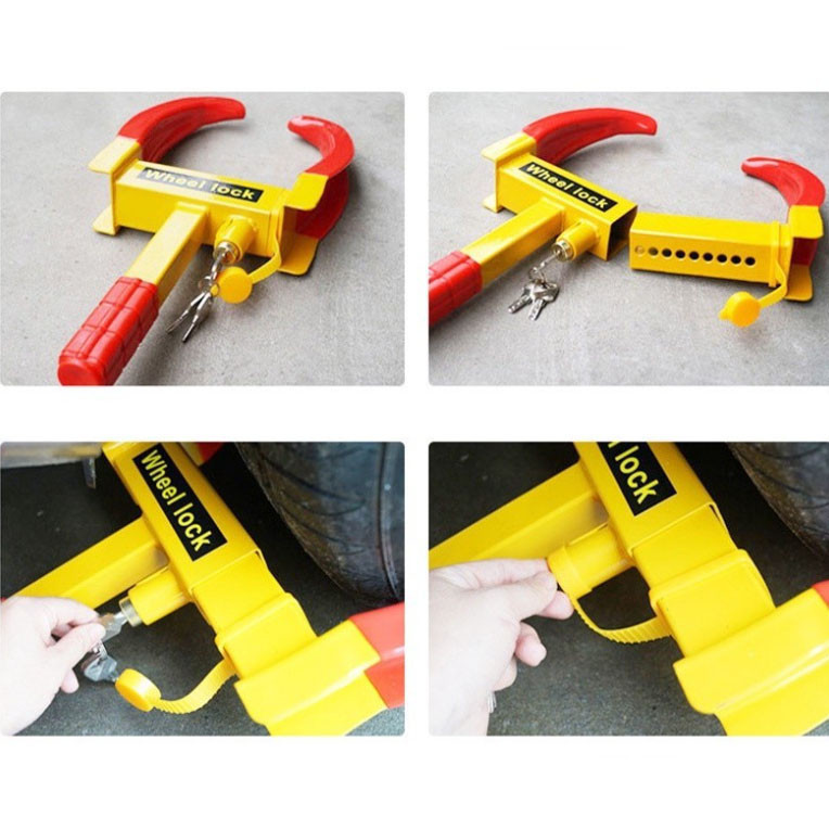 Universal Car Wheel Lock Anti-Theft Tyre Car Clamp Safety Tire Security ...