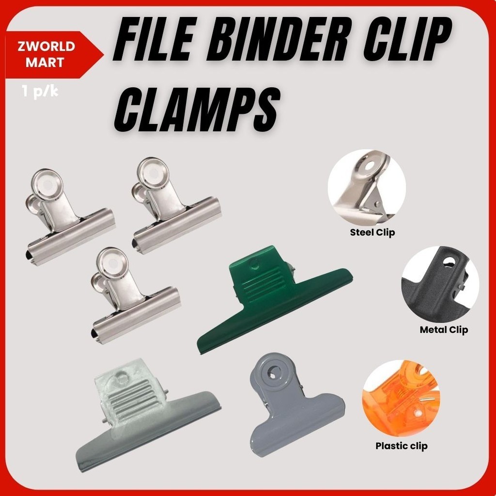 Bull Paper Clips , File Binder Clip Clamps for Office Steel Clip & Iron ...