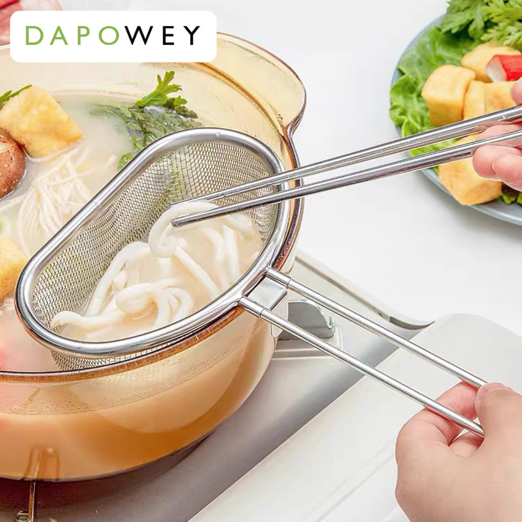 DW Stainless Steel Sieve Wire Fine Mesh Filter Hook Steamboat Food ...