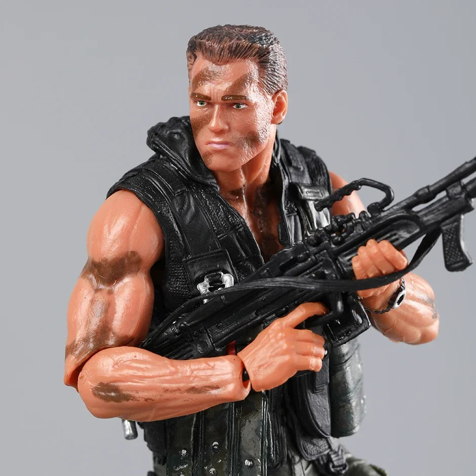 NECA Commando 30th Anniversary Ultimate John Matrix Joints Moveable ...