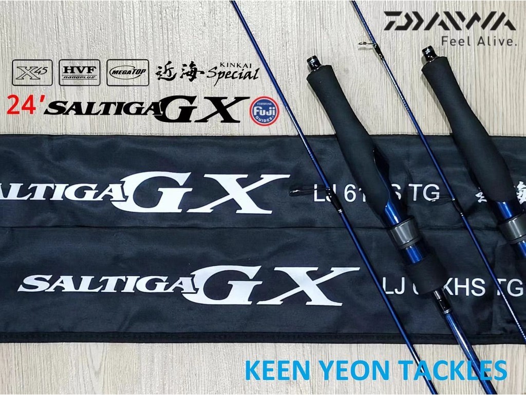 DAIWA 2024' SALTIGA GX LJ/ 2023' SALTIGA GX JIGGING FISHING ROD | Shopee Malaysia