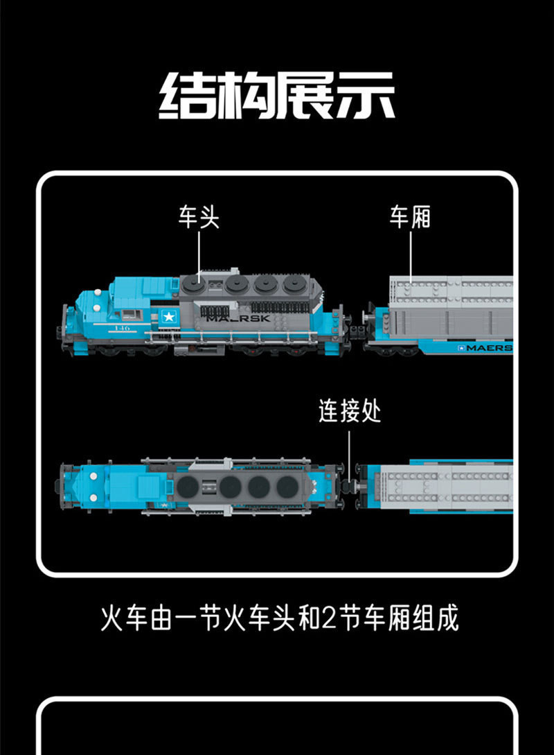 【Ready Stock】 city train toys sluban train track duplo wooden train set ...