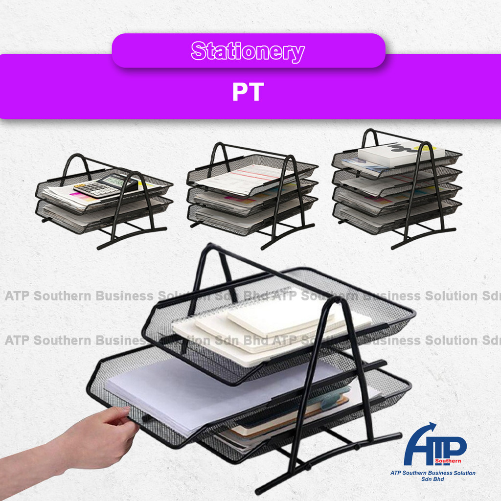 2/3/4-Tiers Desk Organizer Rack Paper Tray Paper Organizers Document ...