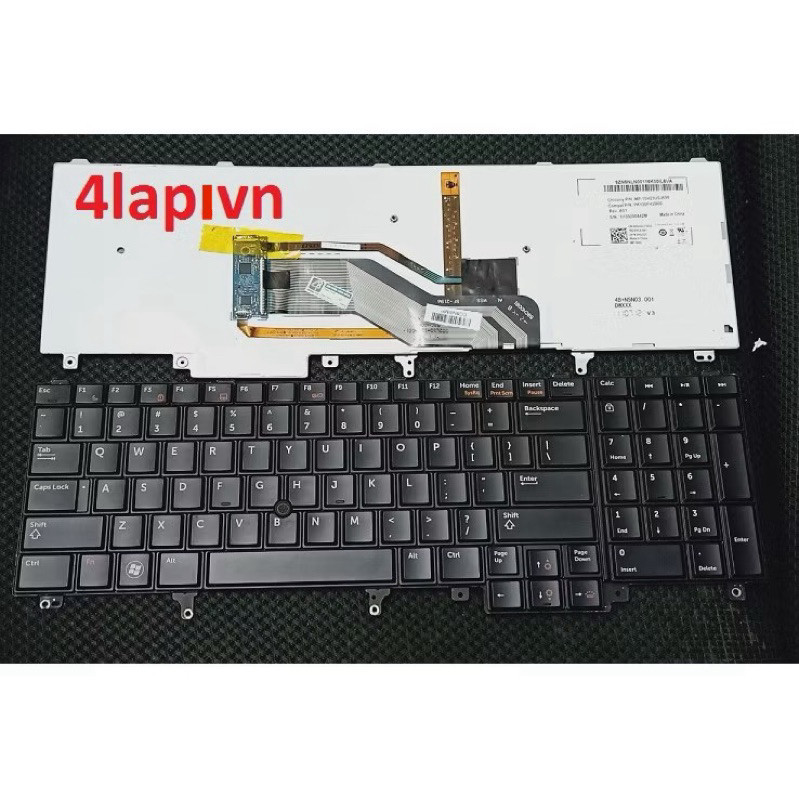in stock Replace Dell Precision M4600 M4700 M4800 Zin Laptop Keyboard ...