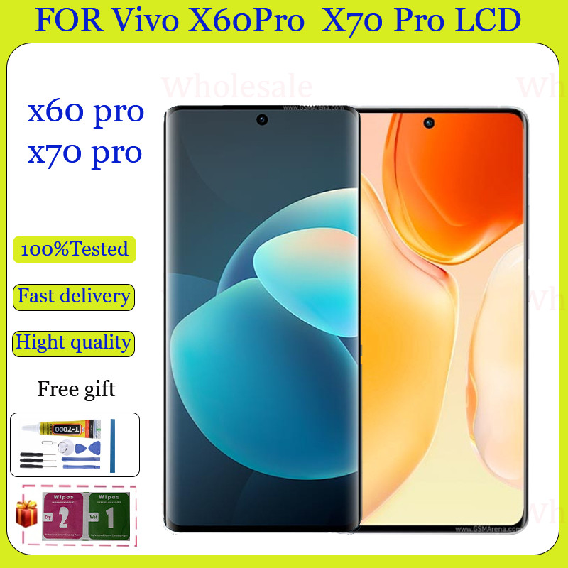 in stock Original AMOLED For Vivo X60 Pro X70 Pro LCD Display Touch Screen With Frame ...