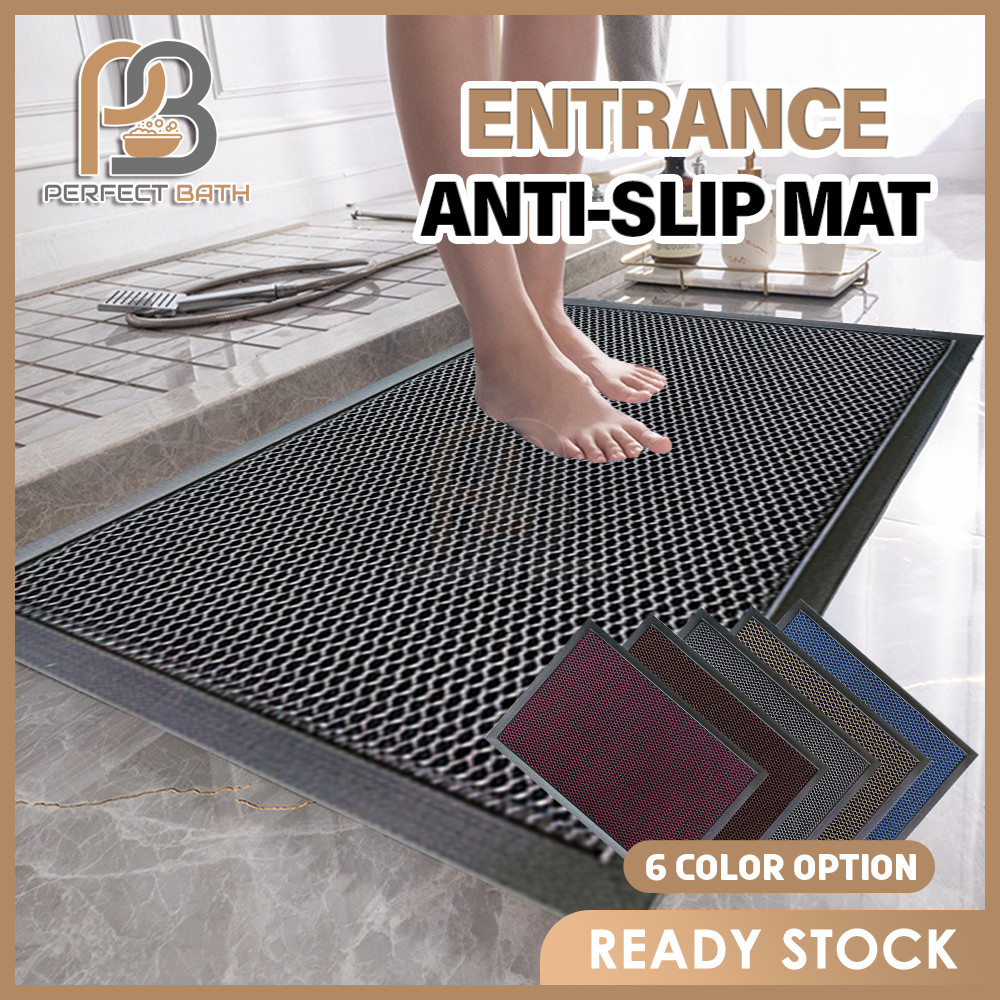Perfect Bath Non-Slip Entrance Door Mat Alas Kaki Tandas Bathroom ...