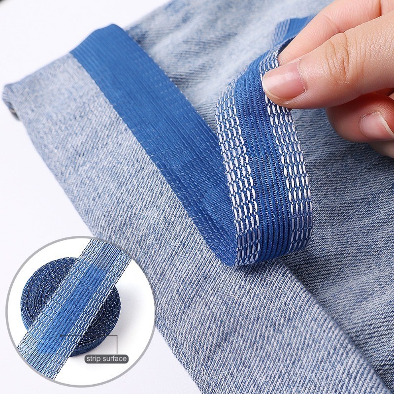 Iron on Pants Shorten Tool / Trousers Clothes Hem Repair Sticker / Self-Adhesive Tape for ...