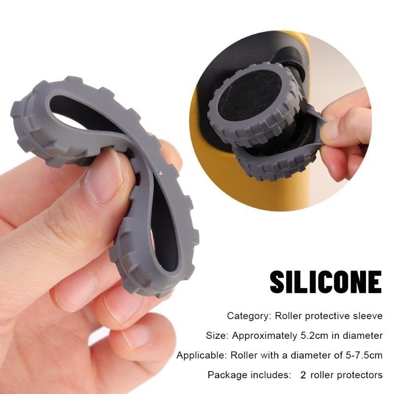 [ Featured ] Luggage Wheels Protector - Travel Suitcase Casters Cover ...