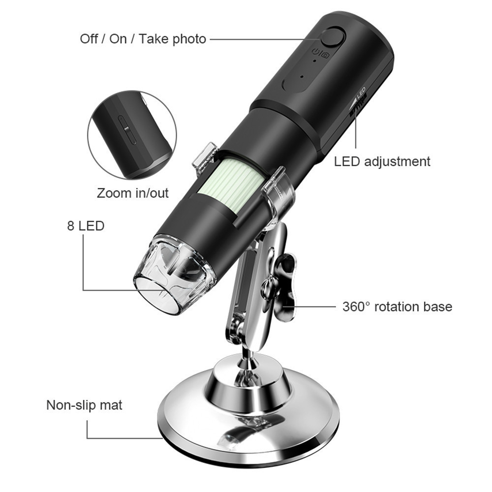 SALORIE LED Skin Scalp Tester Wireless WIFI Digital Skin Analyzer ...