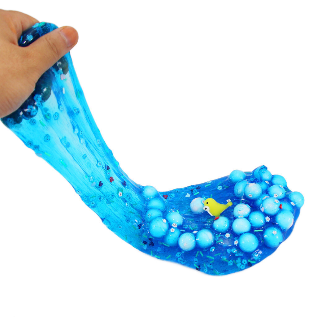 70ml Ocean Animal Shark Peach Fruit Jelly Slime Kit Soft Antistress ...
