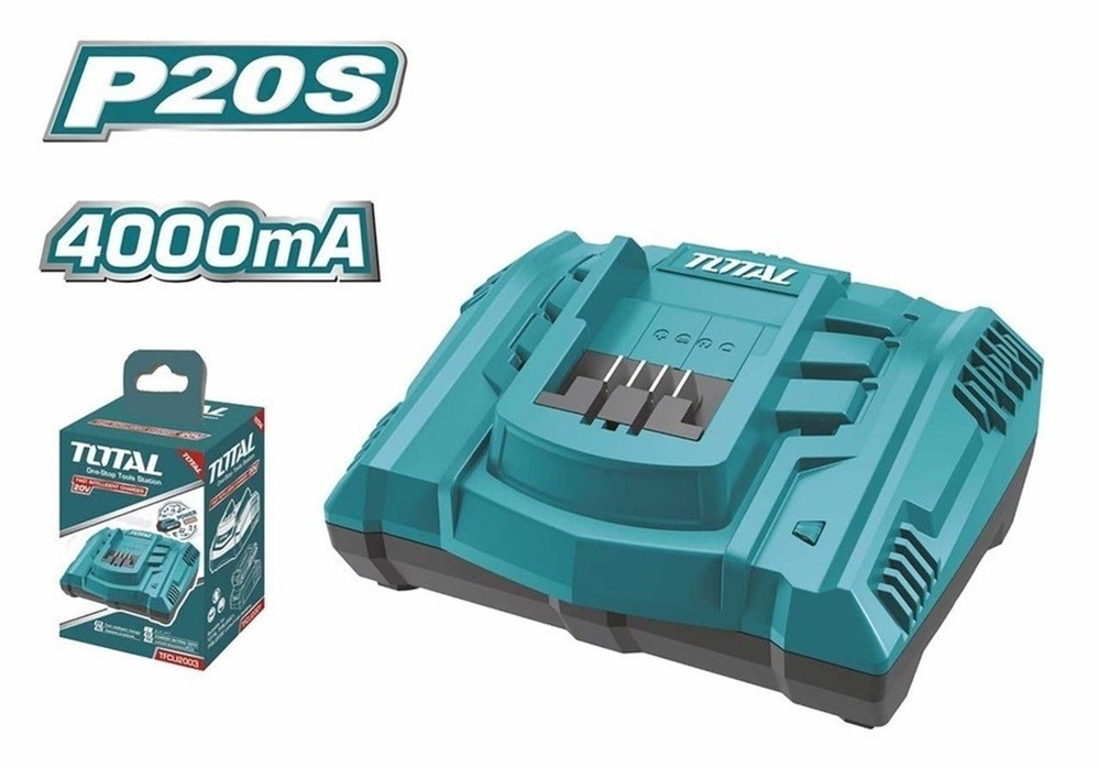 Total Battery 20V Li ion Battery 4.0Ah Battery TFBLI20021 Cordless ...