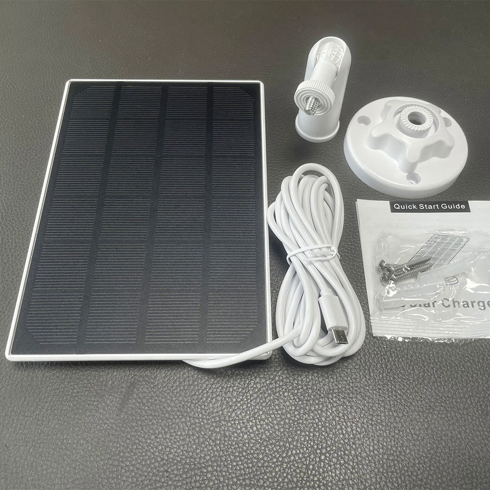 Small Solar Panel 5V 3W 5W 8W IP65 Waterproof Outdoor 10ft (3m) Cable ...