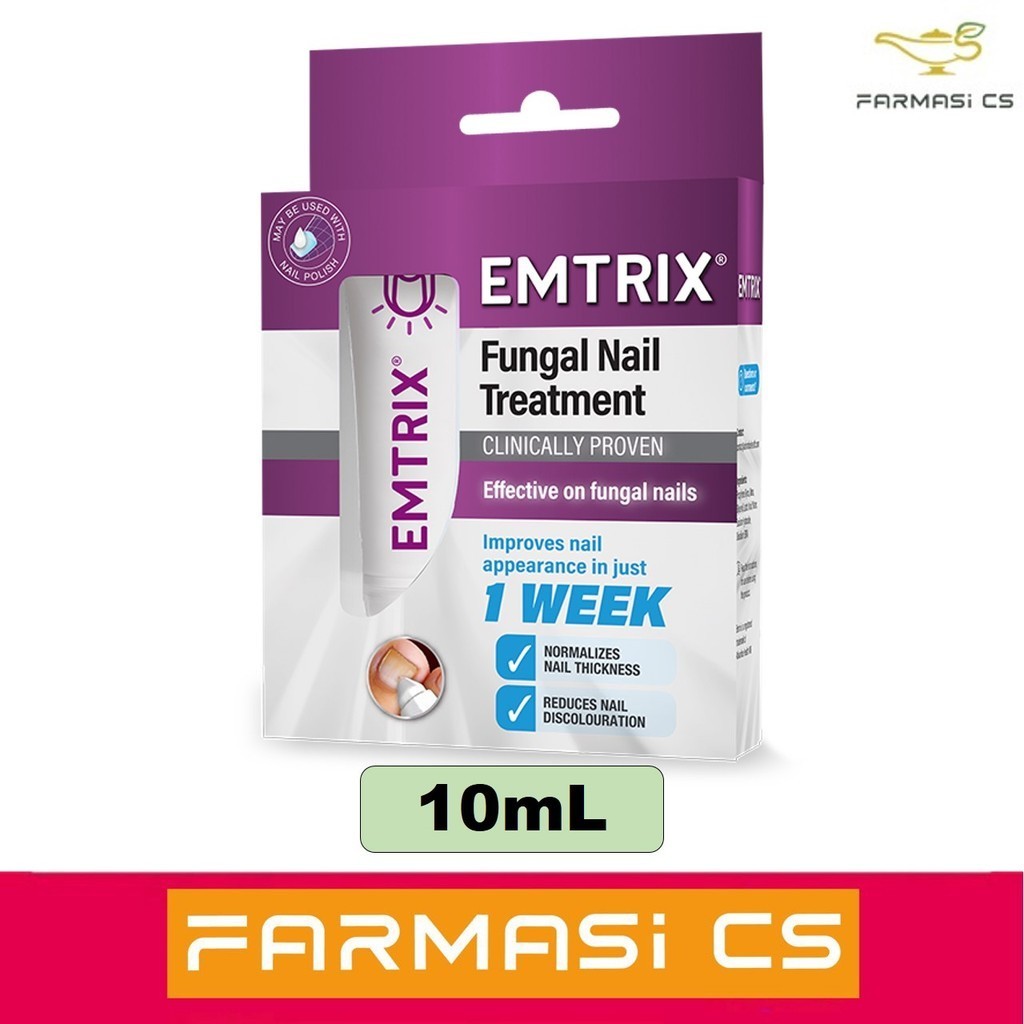Emtrix Fungal Nail Treatment 10ml EXP:04/2027 [ FARMASI CS ] | Shopee ...