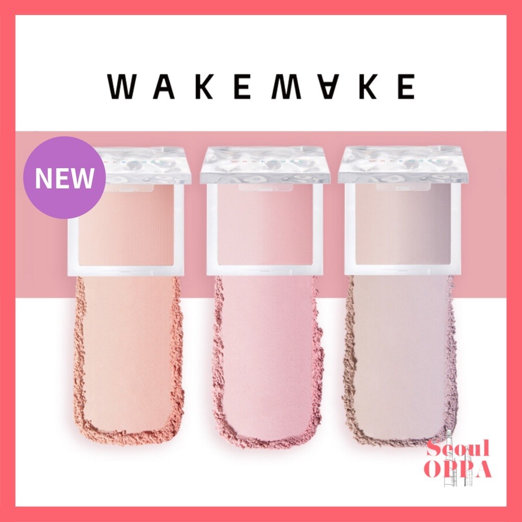 [WAKEMAKE] Mix Blurring Volume Blush 9.5g 3 Colors Cheek Blusher Korean ...
