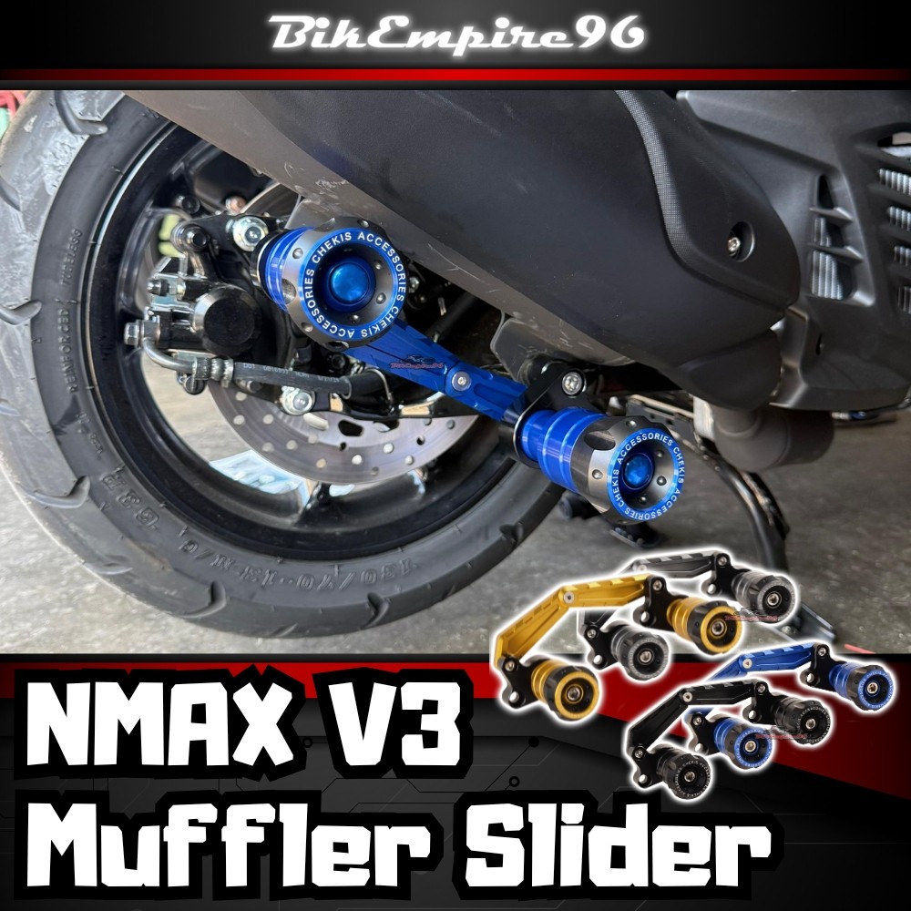 NMAX 155 V3 2025 Muffler Slider Exhaust Protector Adjustable Exhaust ...