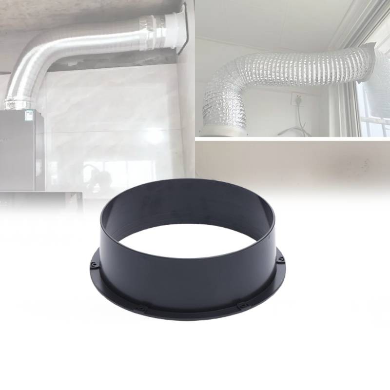 Reliable Abs Plastic Ventilation Flange Round Connector For Exchange Bi ...