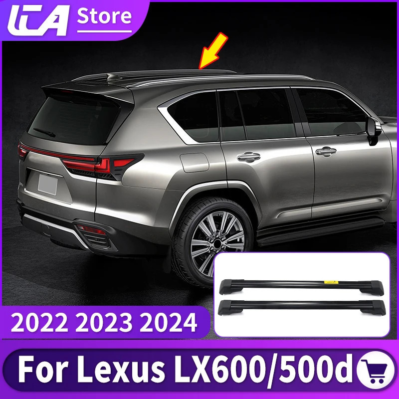 Roof Racks Horizontal Bar For Lexus LX600 500d LX 600 2022 2023 2024 ...