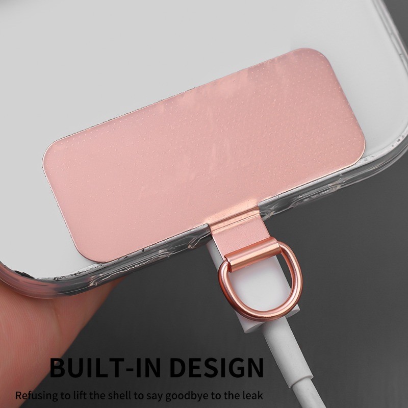 Stainless Steel Phone Patch - Ultra thin Metal Lanyard Patches - Mobile ...