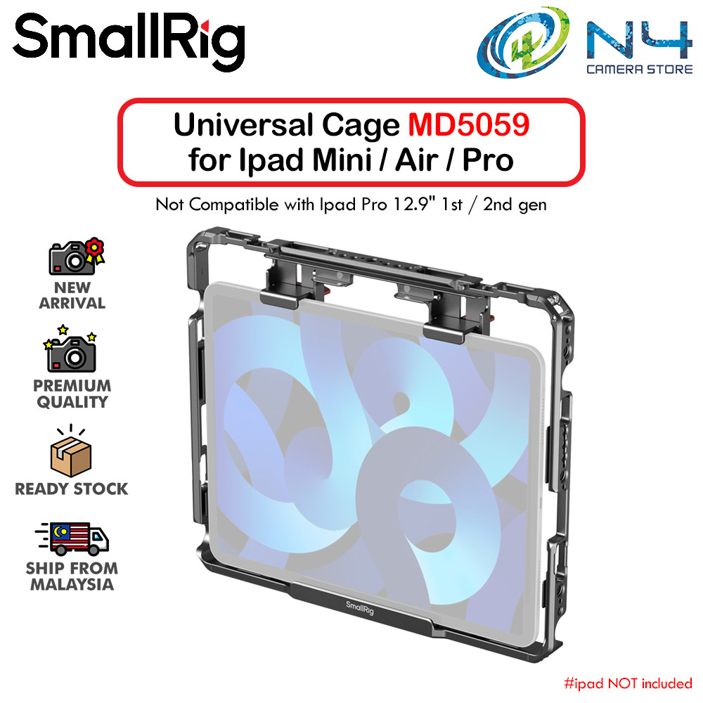 SMALLRIG Universal Tablet Cage for iPad MD5059 | Shopee Malaysia