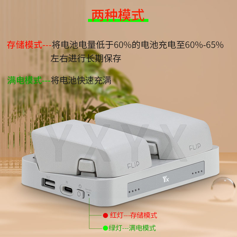 Dual Channel Charger for DJI Flip Fast Charging Butler Charger ...