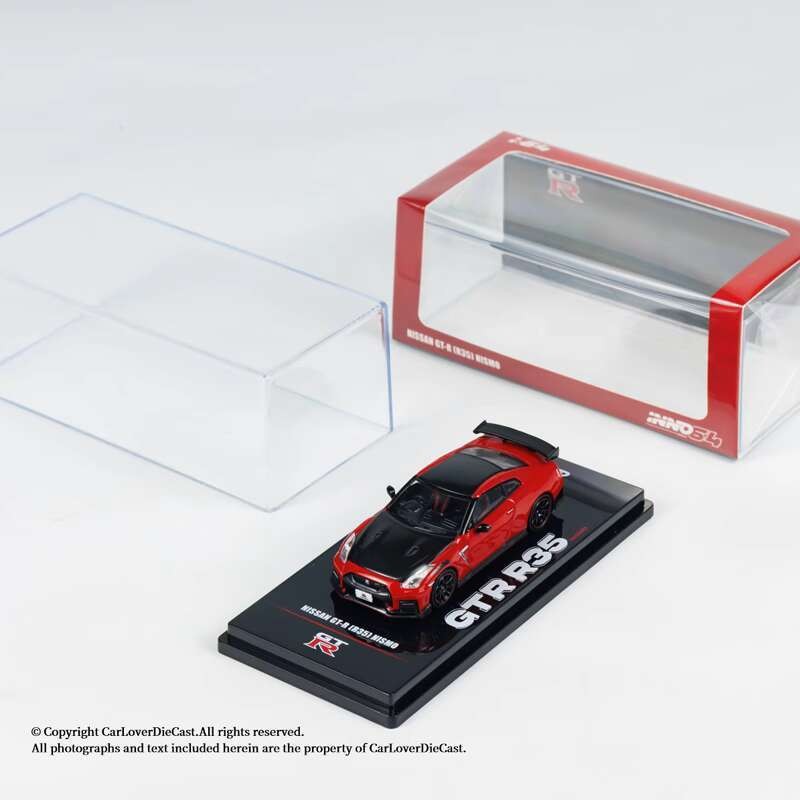 INNO 1:64 NISSAN GT-R R35 NISMO GTR red alloy car model | Shopee Malaysia