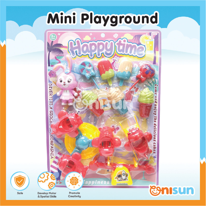 Children Happy Time Fun Playset Ice Cream Playground (Mainan Kanak ...