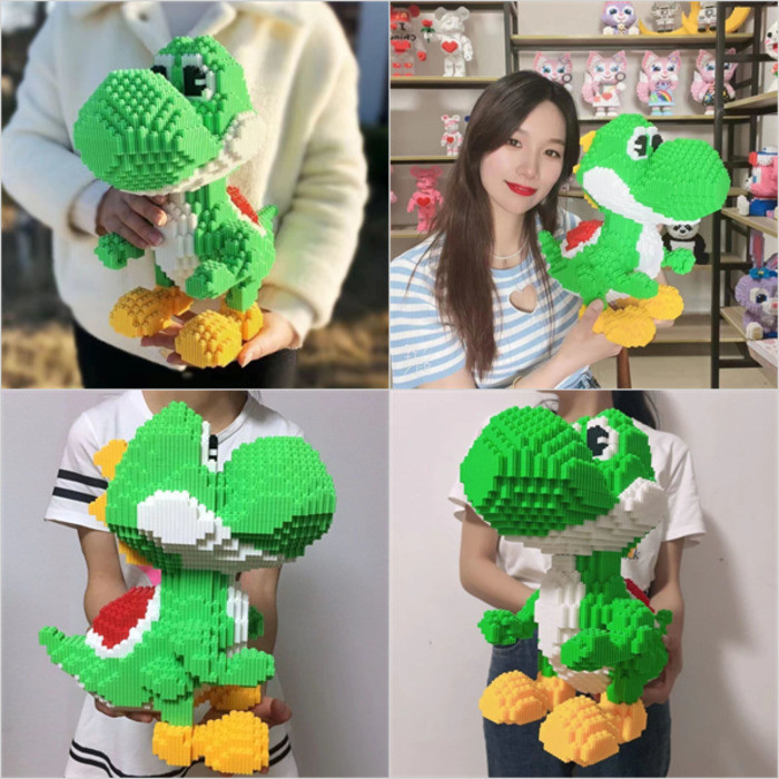 Yoshi Activity Intelligence Toy Vertical Ear Stitch Cheap DIY Green ...