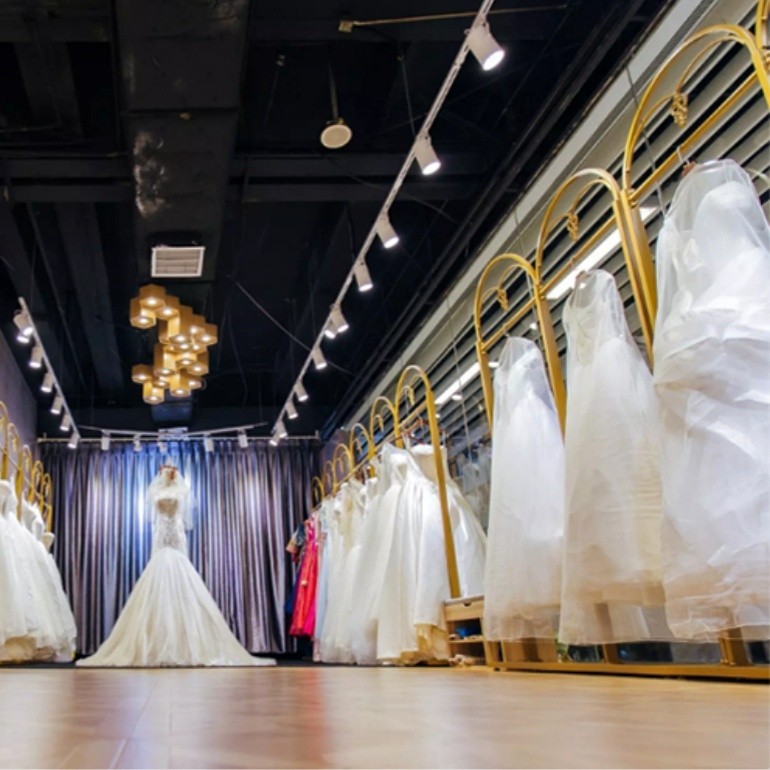 Wedding Display Rack Wedding Dress Stand, Dress Cheongsam Display Rack ...
