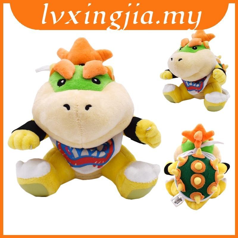 Baby Charming Bowser Jr 7" Plush Super Mario Bros Little Buddy Koopa ...