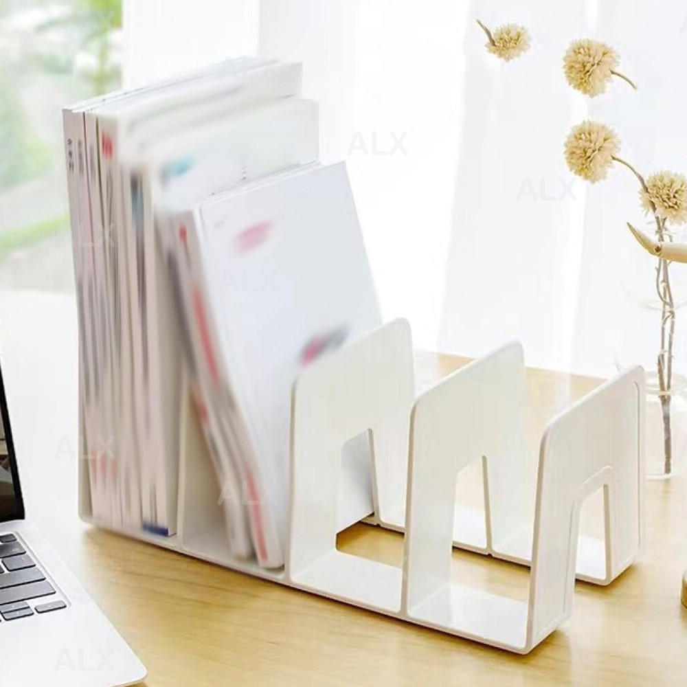 ALX 32CM Desktop Book Rack Bookend Organizer Divider Partition Book ...