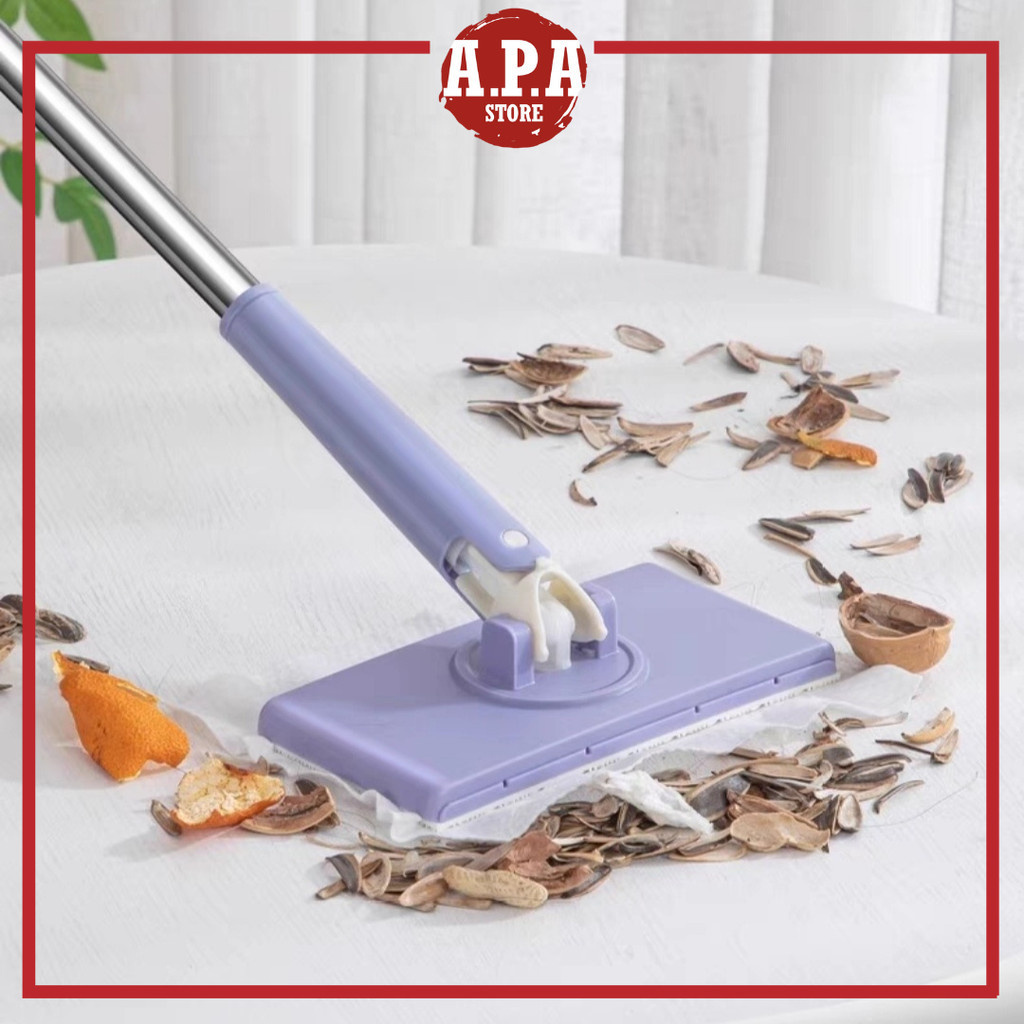 APA Flat Mop Rotatable Multipurpose Static Mop Head Disposable Cleaning ...