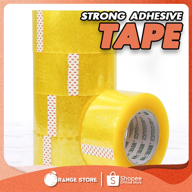 Yellow Tape 45mmX60mm Packing Transparent Tape Binder Packer Sellotape ...