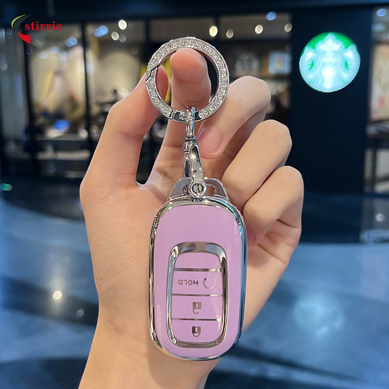 Honda 2/3/4 Buttons Remote Smart Car Key Chain Ring Cover Case Shell Protect For Honda CRV/HRV ...
