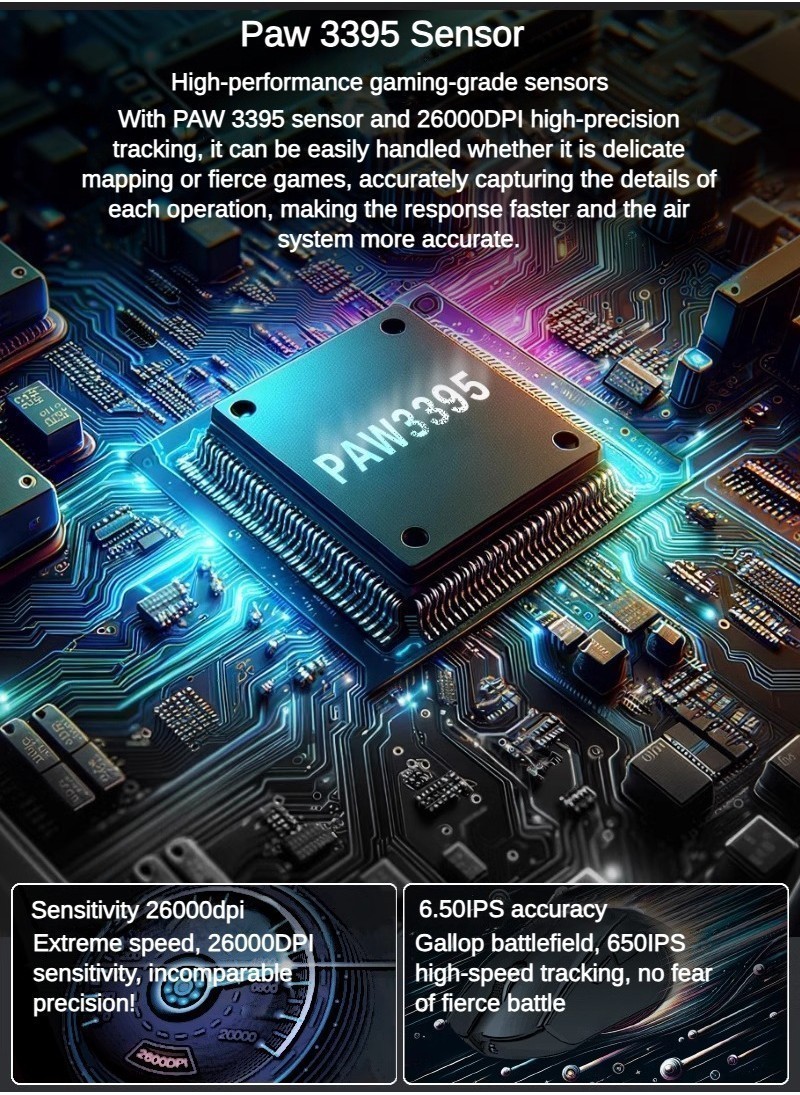 Darmoshark M5 M5Pro Three-mode Connection 2.4g Wireless Bluetooth ...