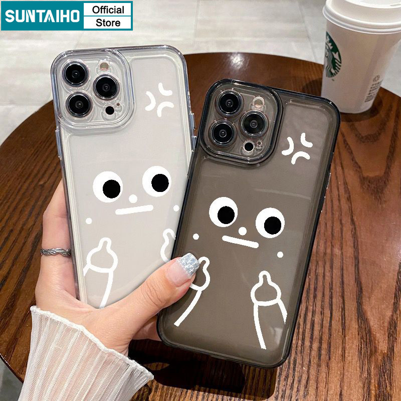 Suntaiho Funny Unique Casing Middle Finger Ghost Face Pattern Phone ...