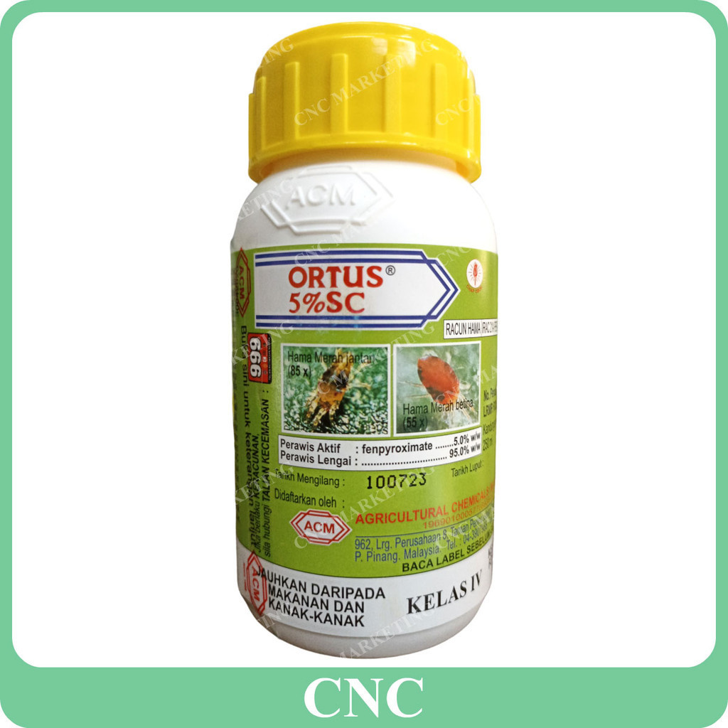 250ML Ortus 5% SC ACM Fenpyroximate Racun Serangga Hama Hamama Insecticide Miticide Acaricide ...