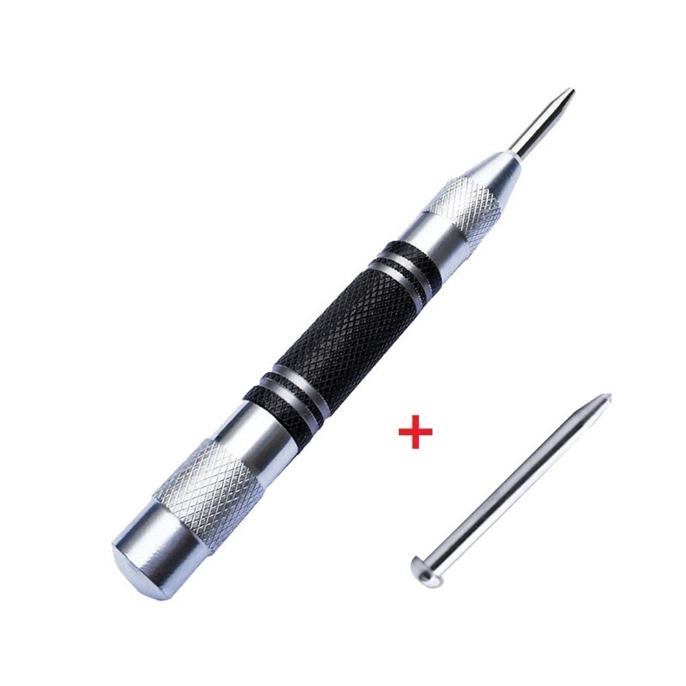 [HME] Automatic Center Pin Spring Loaded Mark Center Punch Tool With ...